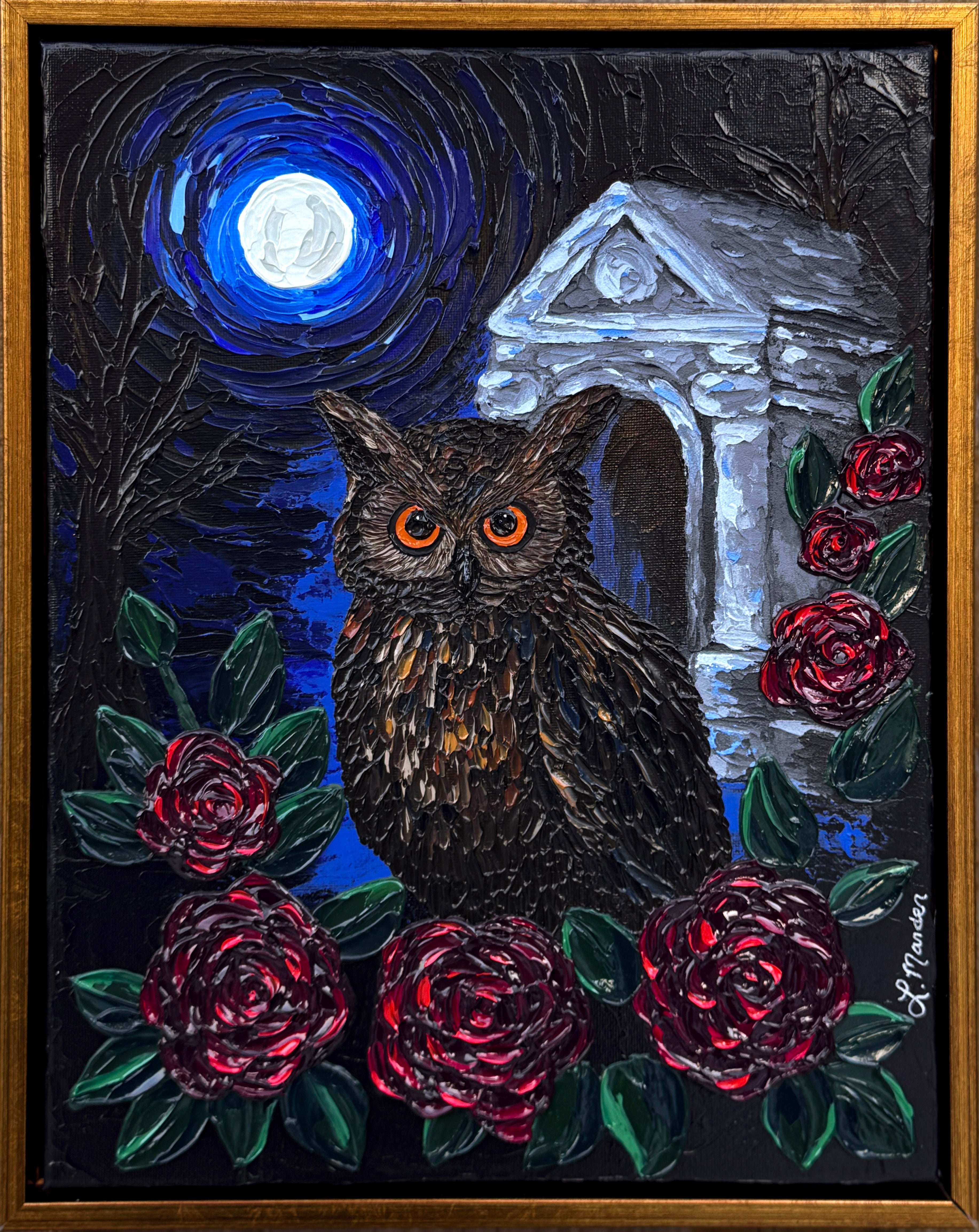 Moonlight Guardian: Lora Marden’s Nighttime Wonders – Lora Marden Art
